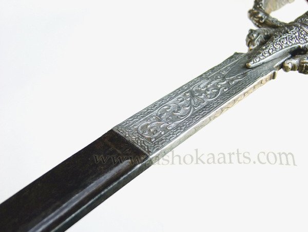 Fabulous Silver Ornate Kastane sword from Sri Lanka - Antique Swords ...