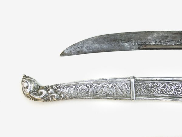 Fabulous Silver Ornate Kastane sword from Sri Lanka - Antique Swords ...