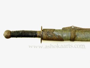 19th century Chinese Liuyedao Sword with watered blade - Antique Swords ...