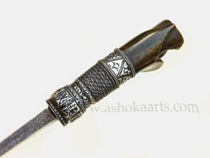 Murut Dyak sword Parang Sangkit with silver mounts - Antique Swords and ...