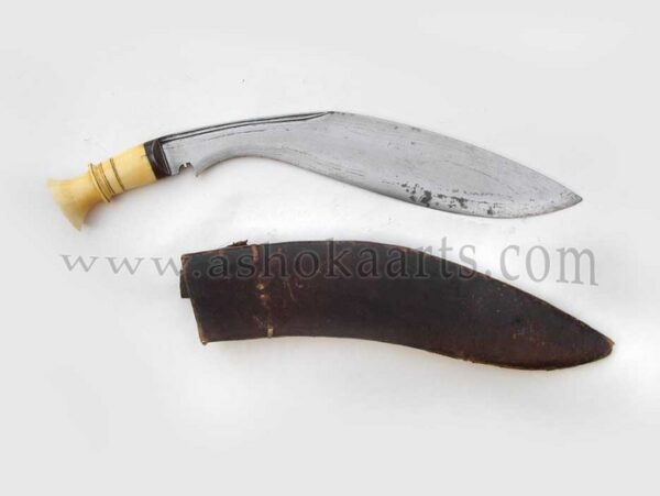Antique Ivory Hilted Kukri Knife from Nepal - Antique Swords and ...