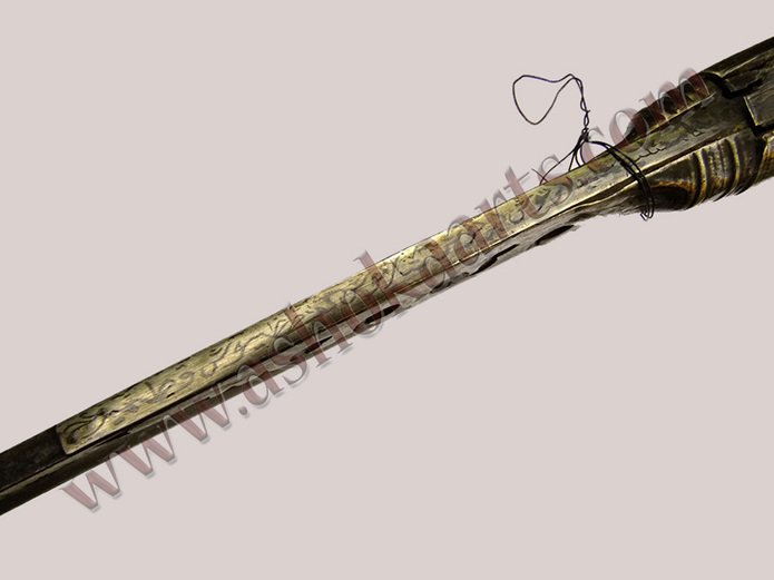 Greek Cretan Yataghan sword with Silver and Niello dated 1819 - Antique ...