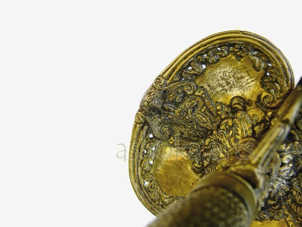 European 18th century Courtsword Rapier Italian? Rococo designs with ...
