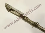 Moroccan Nimcha sword with silver mounts and stamped blade - Antique ...