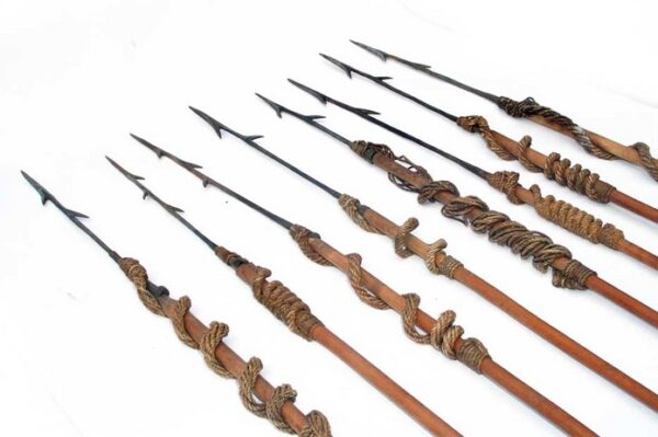 Antique Philippine Fishing arrows with detacheable heads - Antique ...