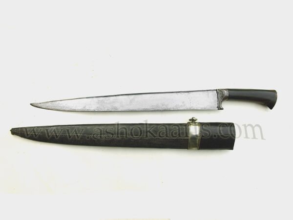 Nice Khyber knife from Nepal or India with quillwork panel decoration ...