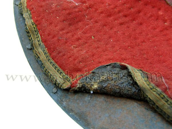 Fine Gold damascened Persian Sipar shield made from Watered wootz steel ...