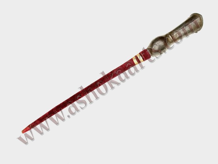 Rajput Indo Persian Patah gauntlet-sword with gold and silver - Antique ...