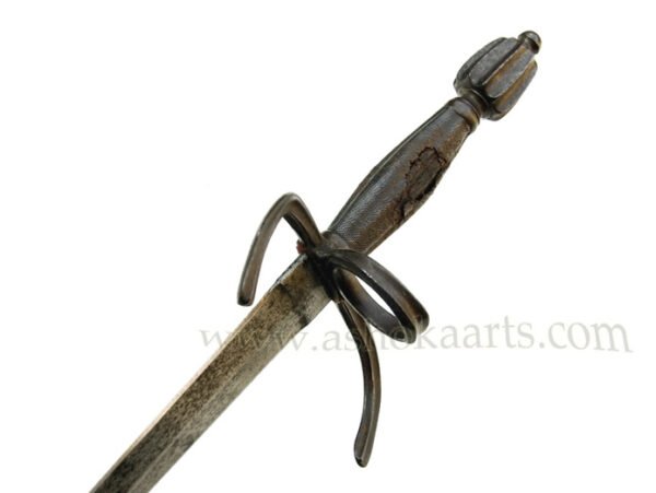 Antique German Saxon Left-Hand Dagger - Antique Swords and Weapons ...