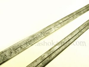 Two Sudanese Kaskara swords with Arabic Calligraphy - Antique Swords ...
