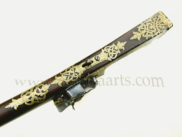 Interesting Turkish miquelet Tufek carbine gun for horseback use ...