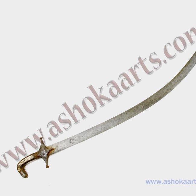 Moroccan Nimcha or Saif sword Mounted with Gold and Enamel - Antique ...