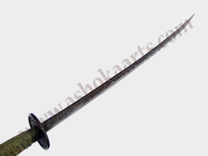 Chinese Liuyedao Sword with inlay - chinese qing sabre sword