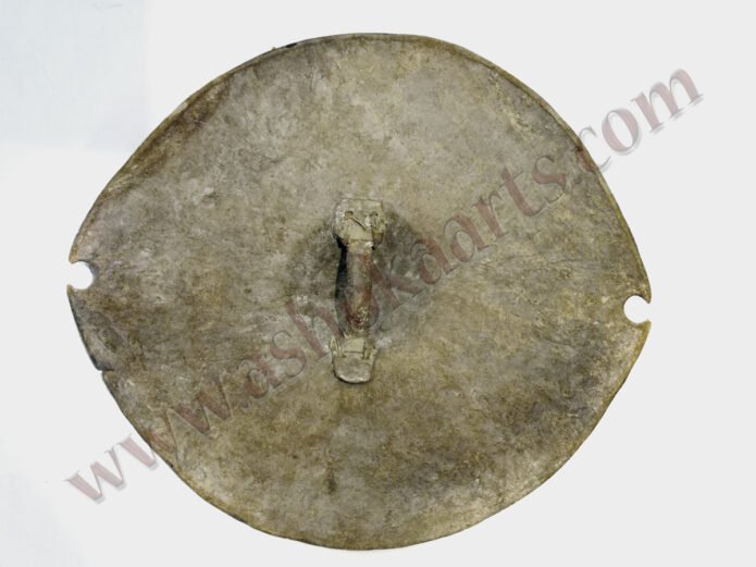 Sudanese shield made of elephant hide. Mahdist sudan shield