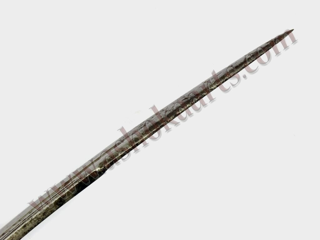 Pulwouar sword from Afghanistan with inlaid blade - Antique Swords and ...