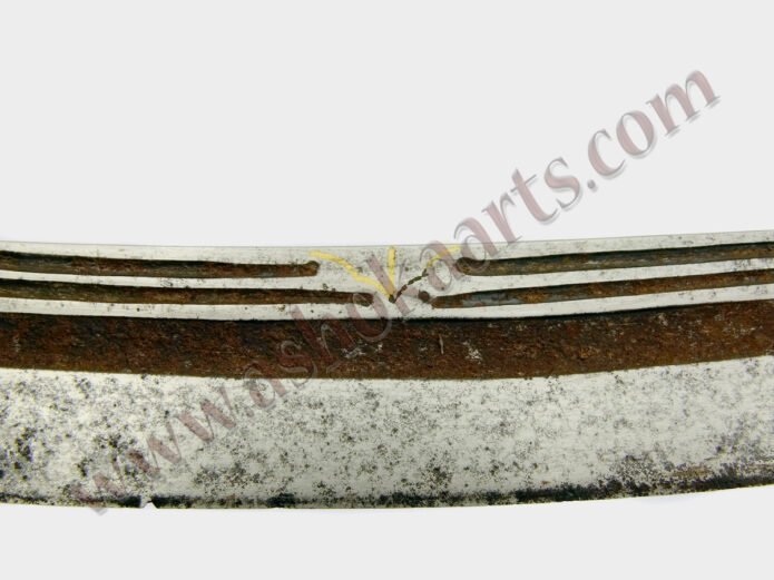 Pulwouar sword from Afghanistan with inlaid blade - Antique Swords and ...