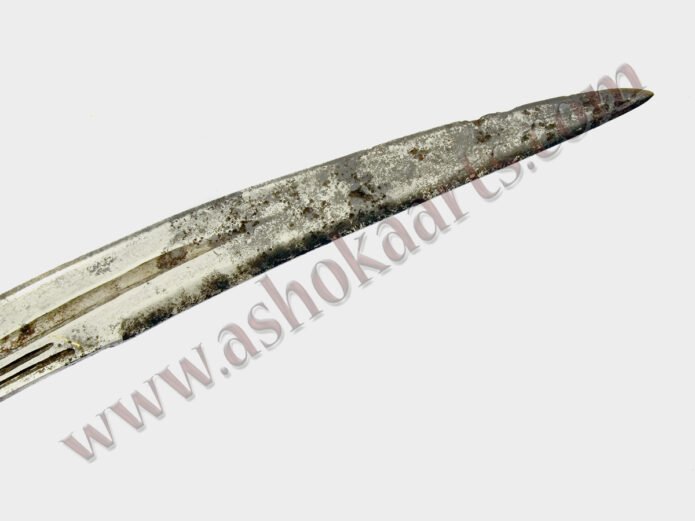 Pulwouar sword from Afghanistan with inlaid blade - Antique Swords and ...