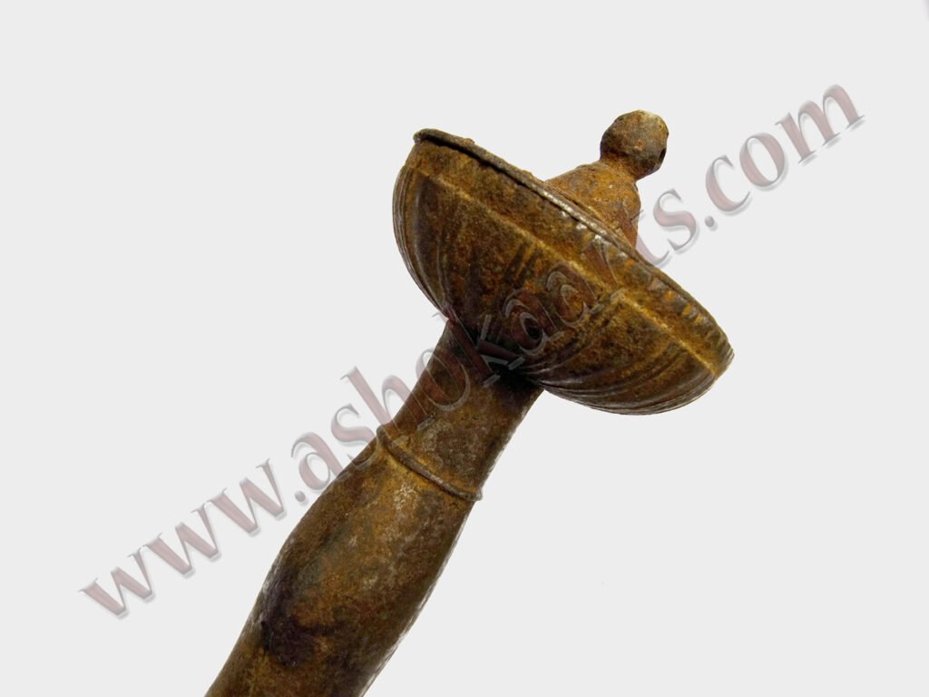 Pulwouar sword from Afghanistan with inlaid blade - Antique Swords and ...